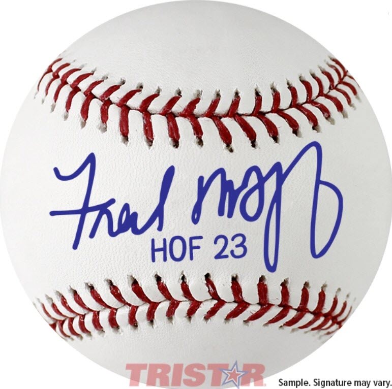 Fred McGriff Autographed HOF Baseball with HOF23 inscription on ...