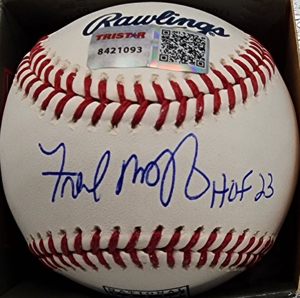 Fred McGriff Autographed HOF Baseball with HOF23 inscription on ...